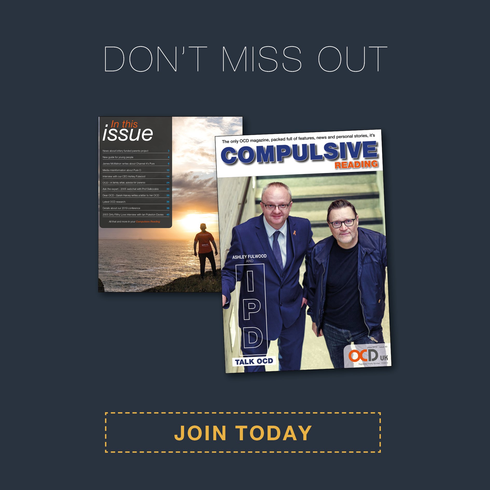 Latest OCD-UK magazine (charity newsletter) - Obsessive-Compulsive ...